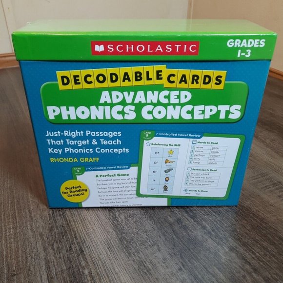 Scholastic | Other | Decodable Cards Advanced Phonics Concepts ...